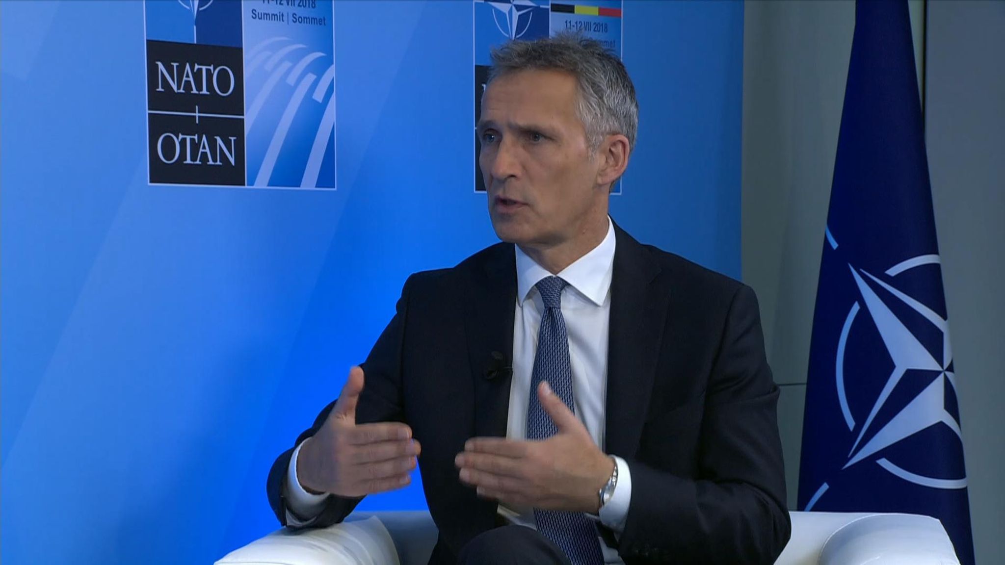 NATO will 'stand united' despite 'new threats' - Stoltenberg | World News | Sky News