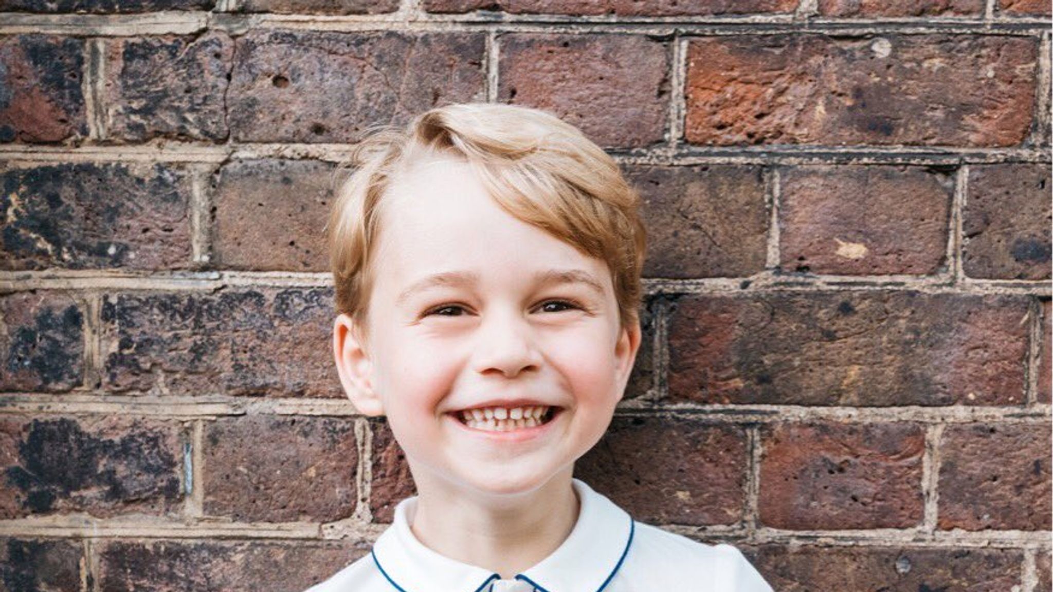 George turns five: Prince beams in official royal photo to mark ...