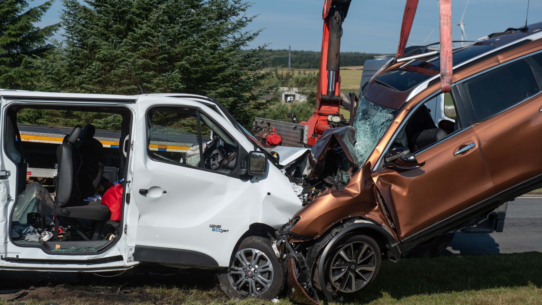 Boy, 4, among five killed in minibus and car crash in Scotland | UK ...
