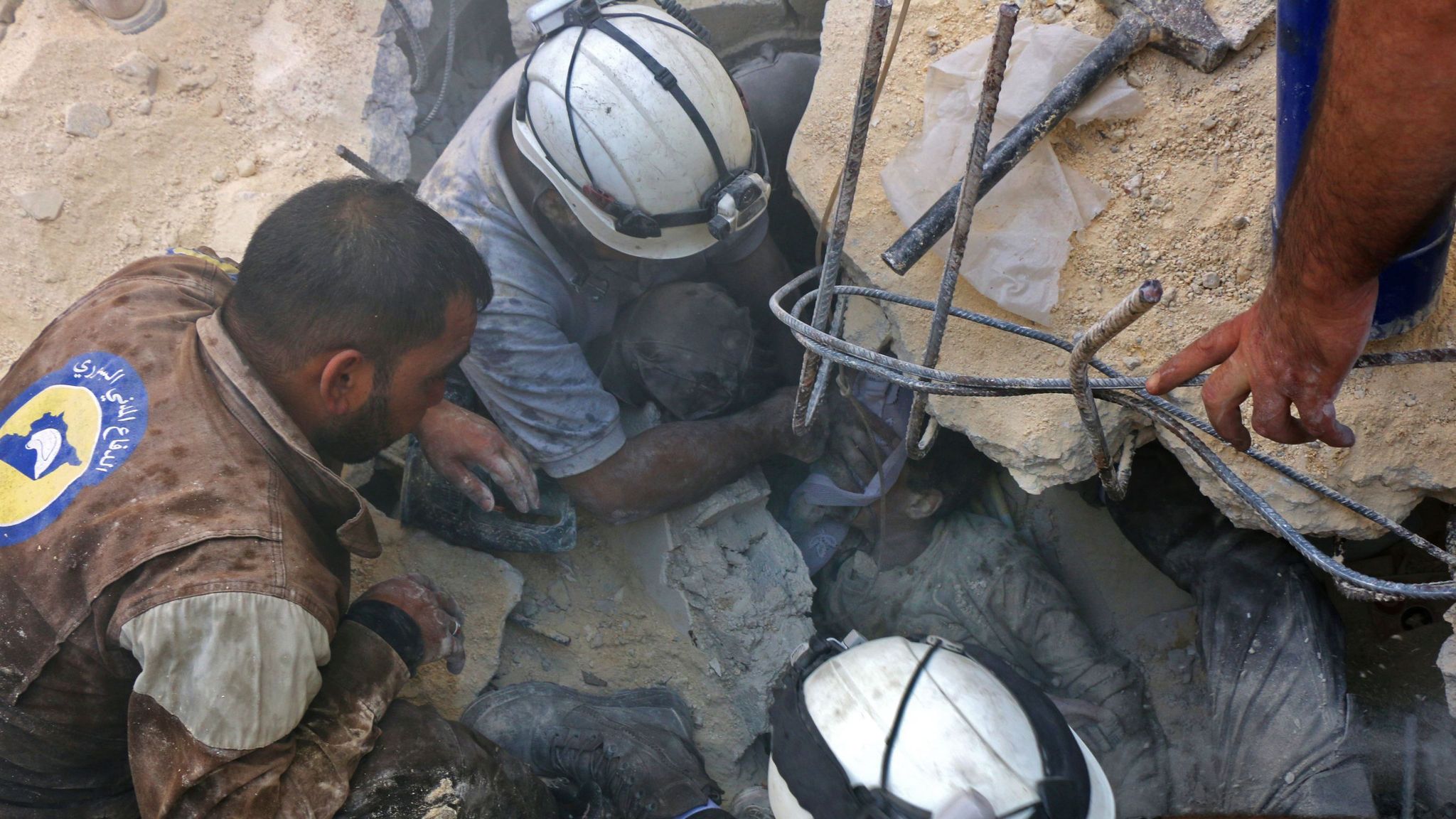 The conflicting narratives of the White Helmets | UK News | Sky News