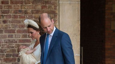 Prince Louis's christening: First photos of Cambridges together | UK ...