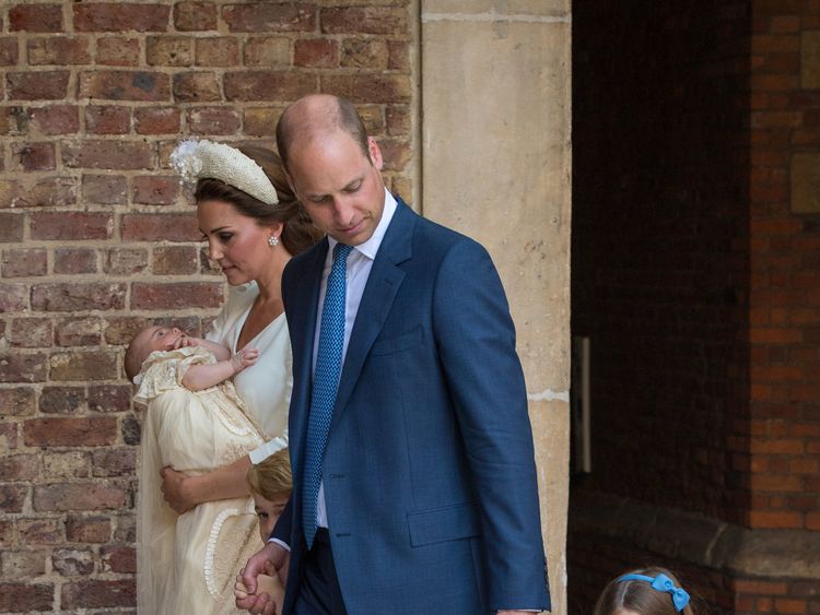 Prince Louis's christening: First photos of Cambridges together