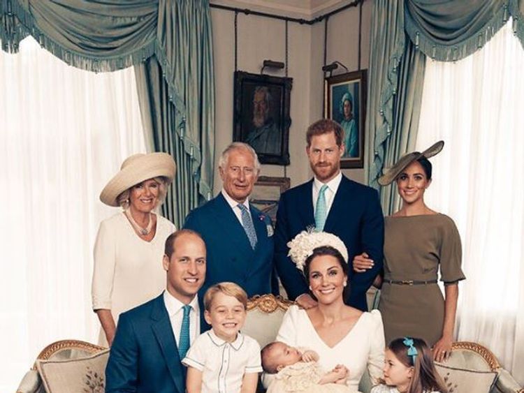 Official photos released by Royal Family to mark Prince Louis's christening