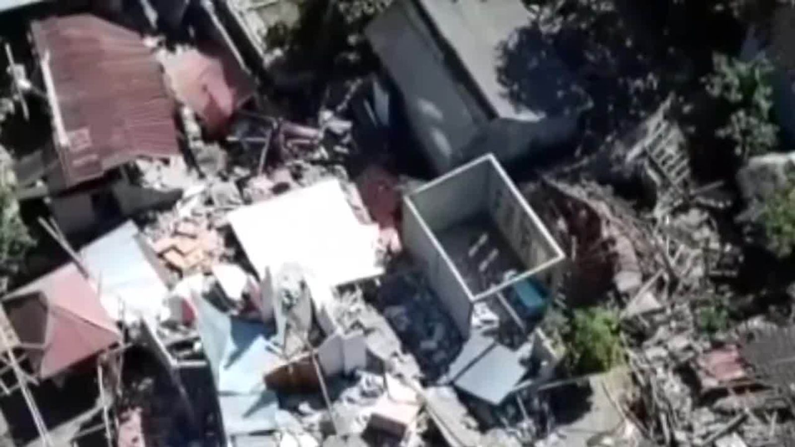 Drone footage reveals extent of Lombok earthquake damage | News UK ...