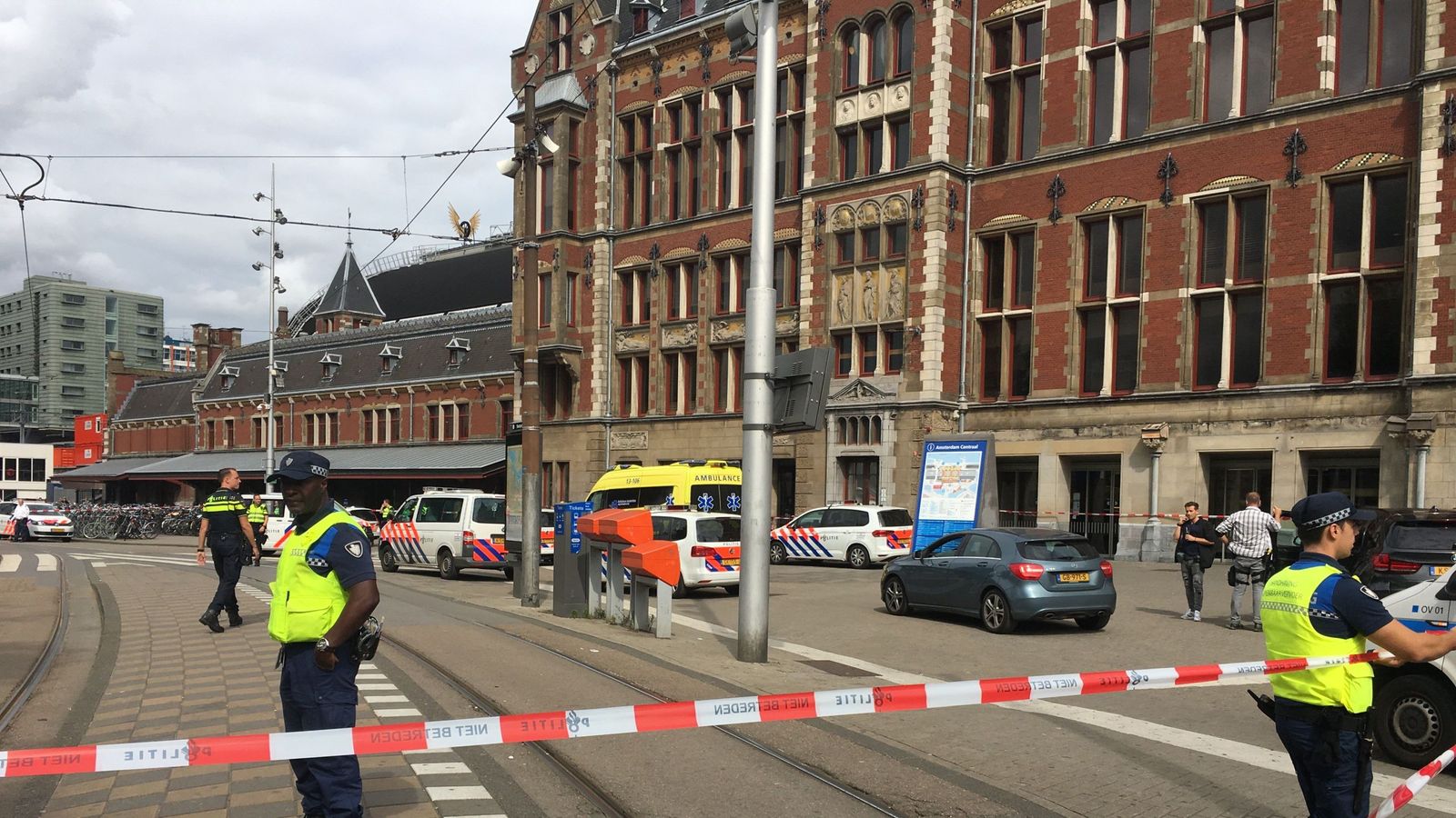 Suspect shot and injured after Amsterdam train station stabbing | World ...