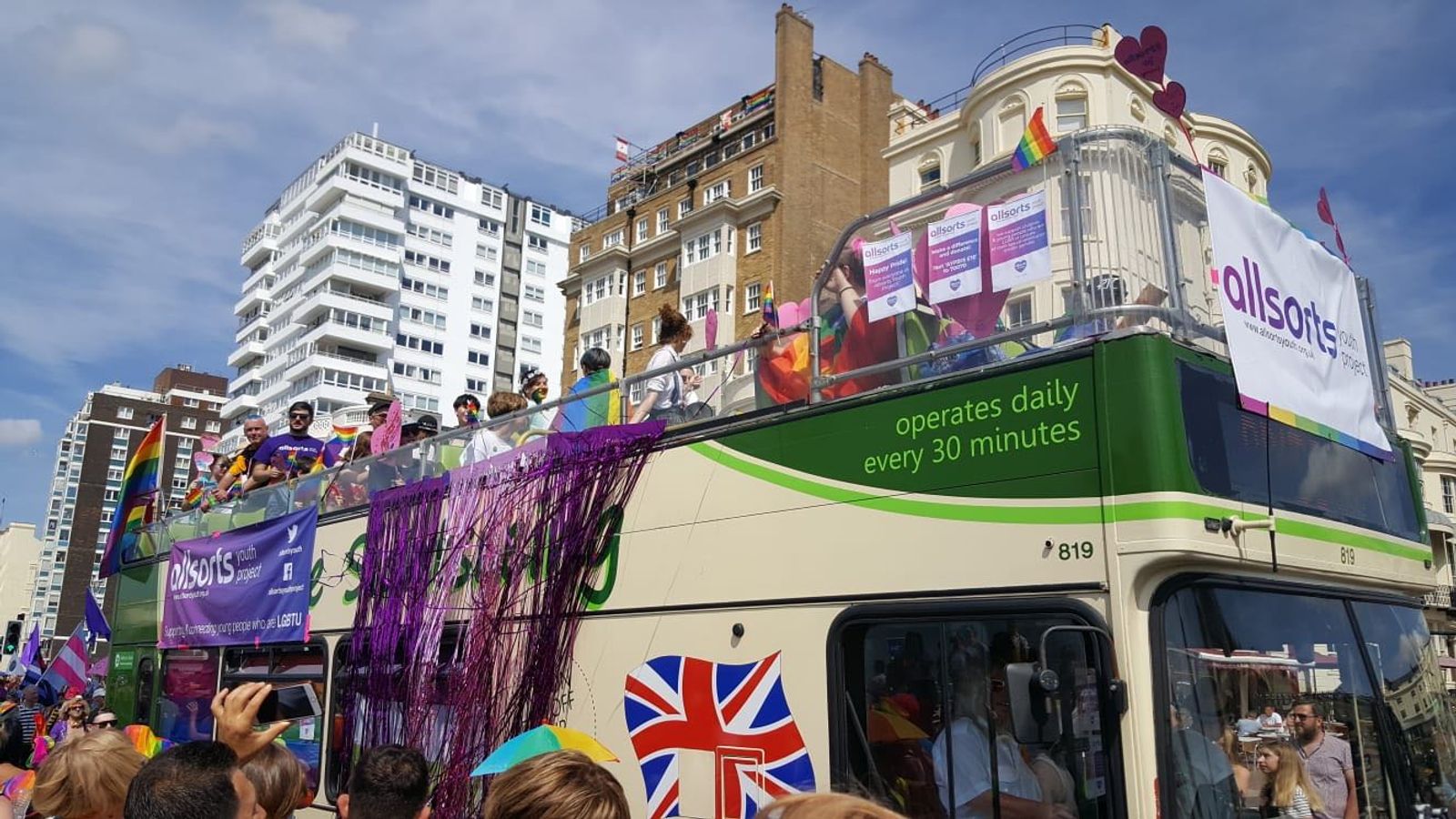 Brighton Pride 2018: Thousands attend LGBTQ parade | UK News | Sky News