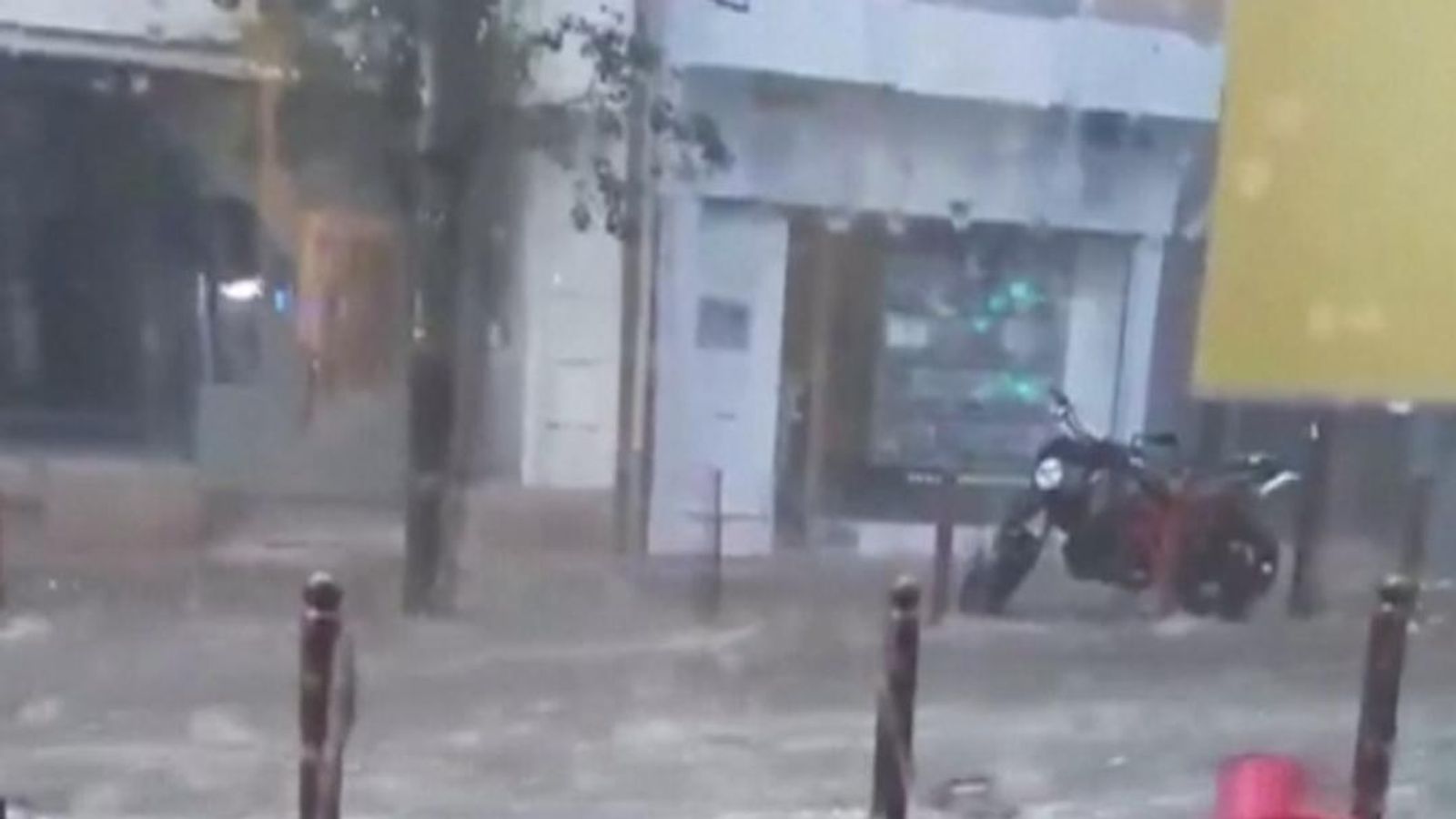 Streets turn into rivers in southern France flooding | World News | Sky ...