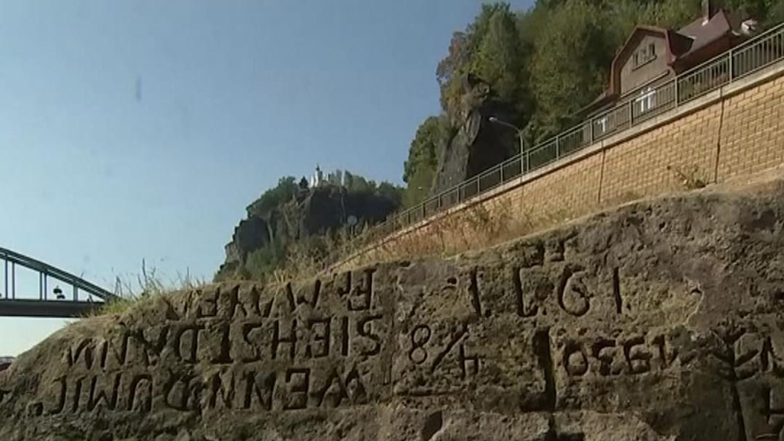 'When you see me, cry': Hunger stones' warning in the Elbe | Offbeat ...