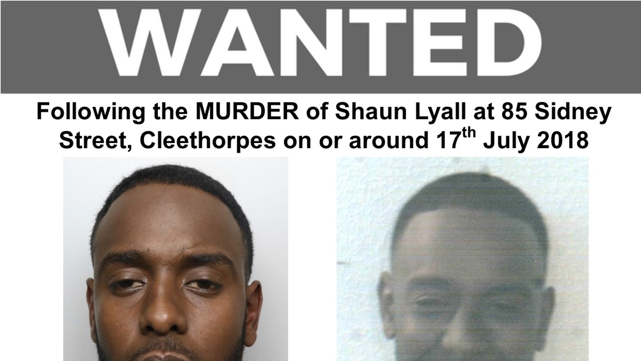 Hunt to find gold-toothed suspect Abdi Ali after Cleethorpes murder ...