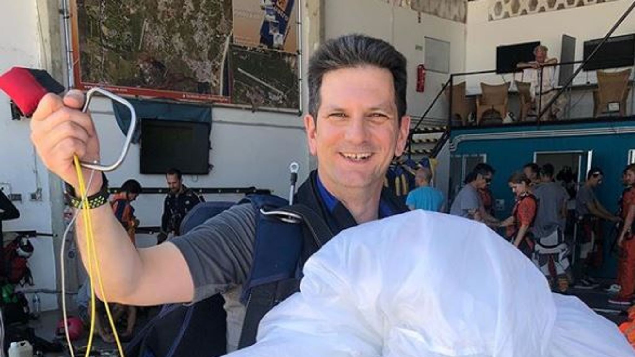 Ex-Brexit minister Steve Baker's skydive ends in 'spiral' emergency ...