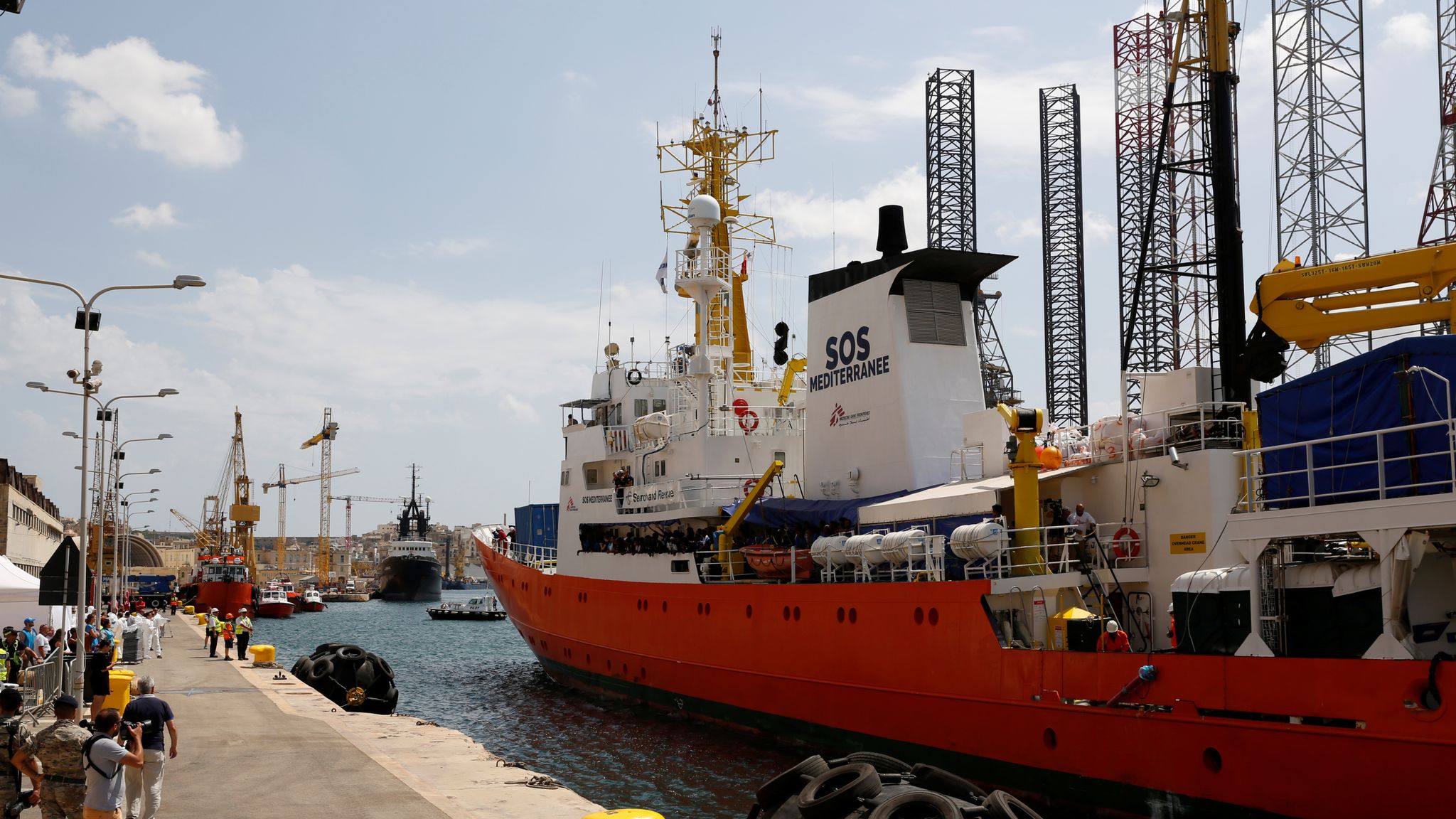 Aquarius: Ship with 141 migrants allowed to dock after five-day EU ...