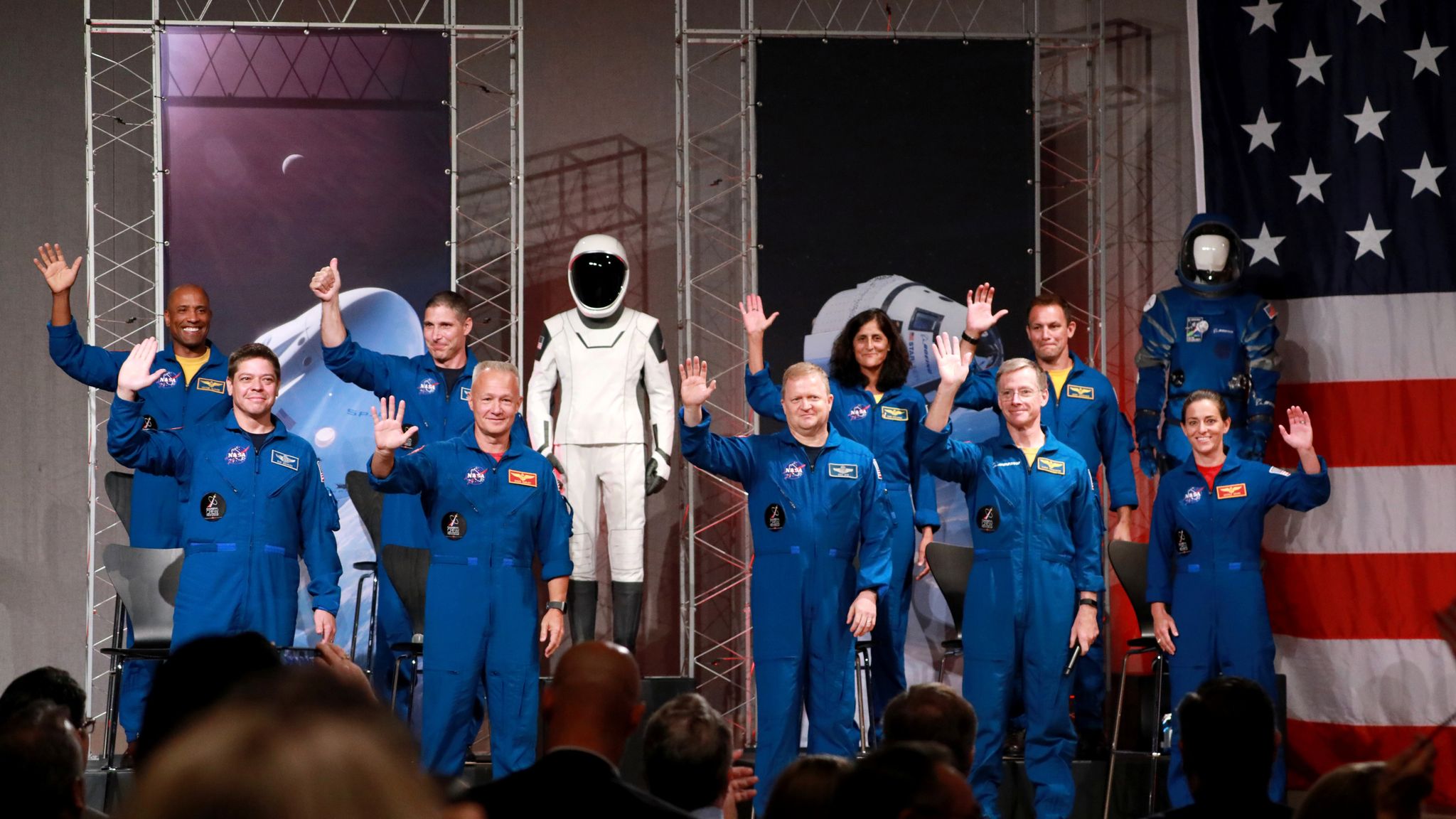 NASA announces crew for commercial spaceships | US News | Sky News