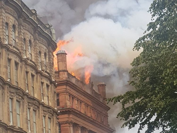 Primark evacuated after 'devastating' fire at Belfast store