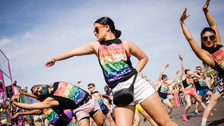 Brighton Pride 2018 Thousands Attend Lgbtq Parade Uk News Sky News