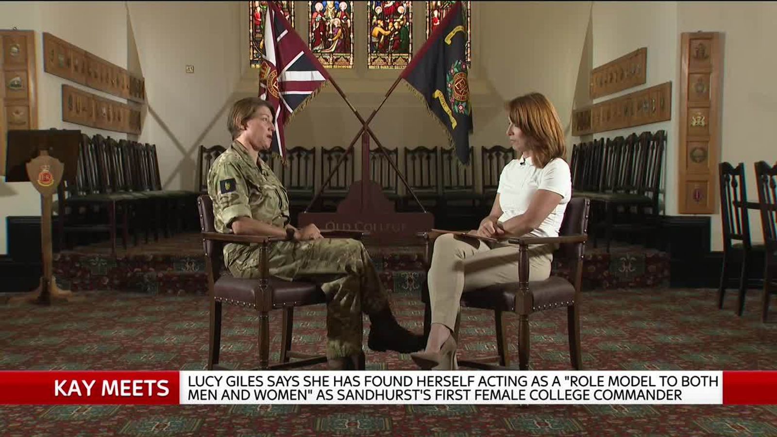Kay Meets... first female commander | News UK Video News | Sky News