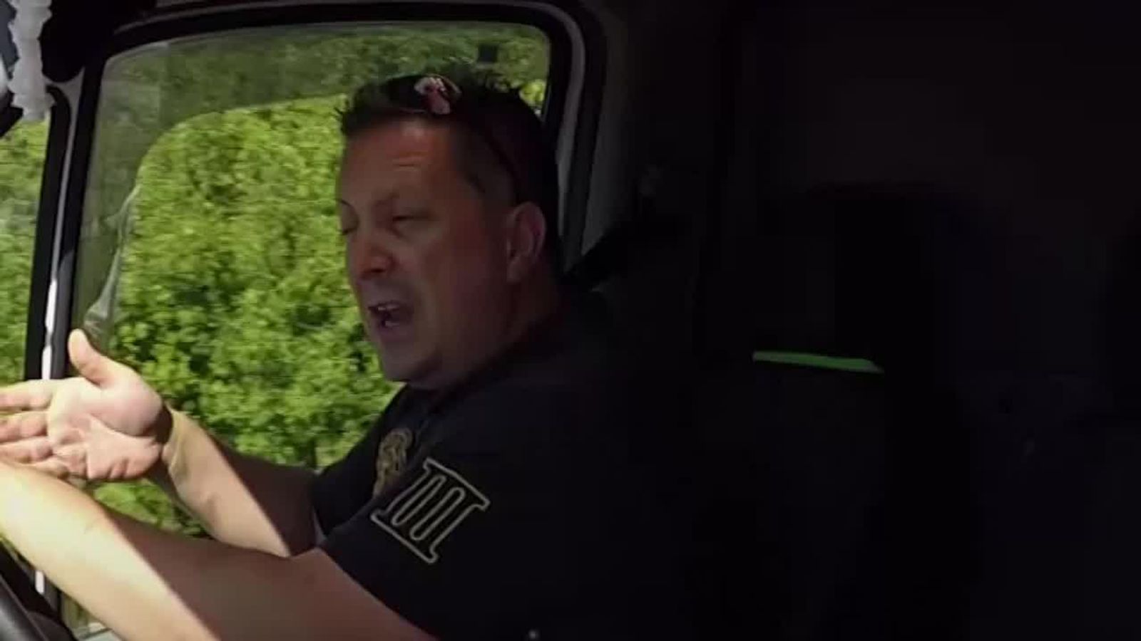 'Border gridlock' - van man on Brexit | News UK Video News | Sky News