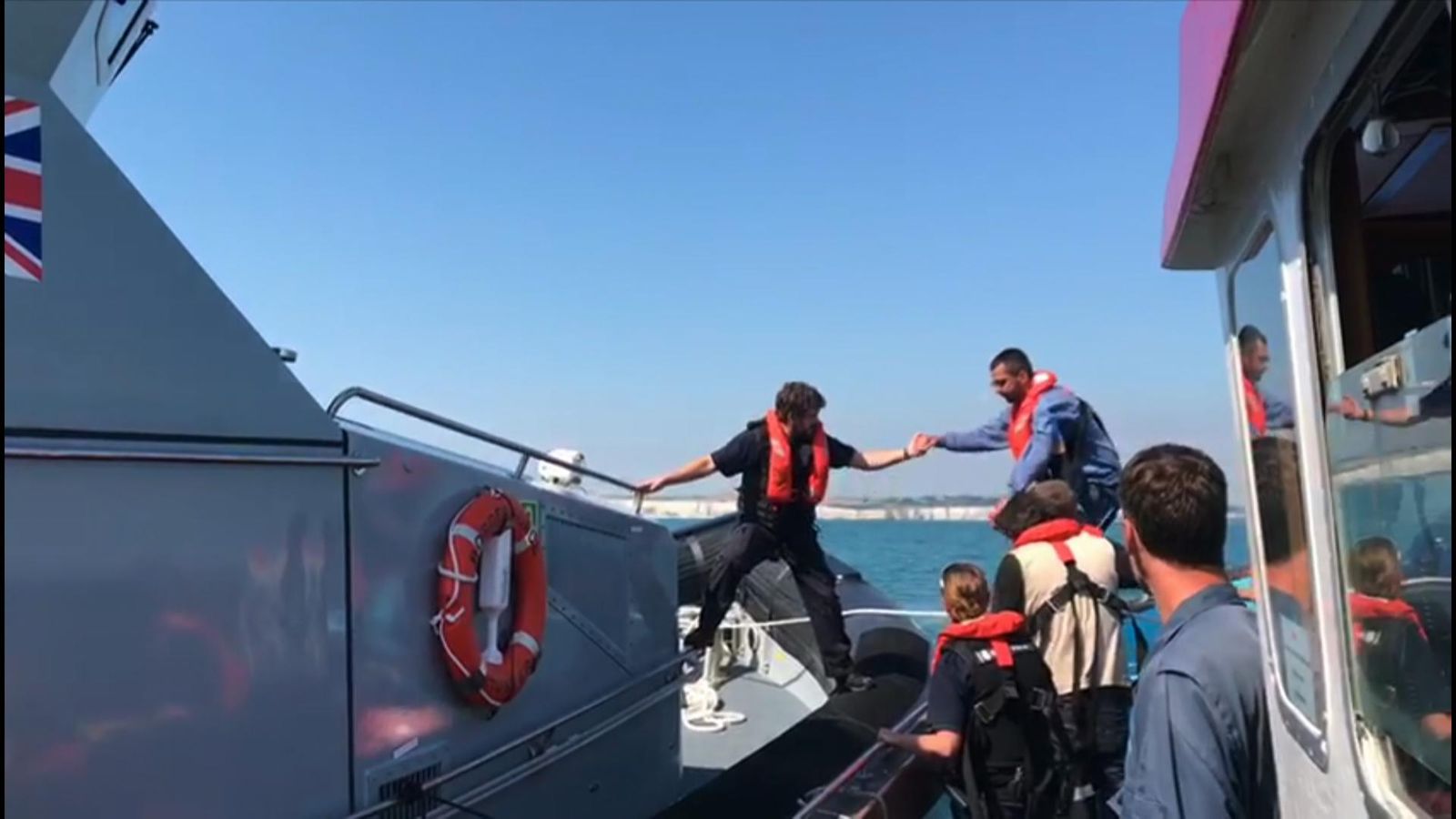 Iranian migrants rescued after two days in dinghy off Kent | UK News ...