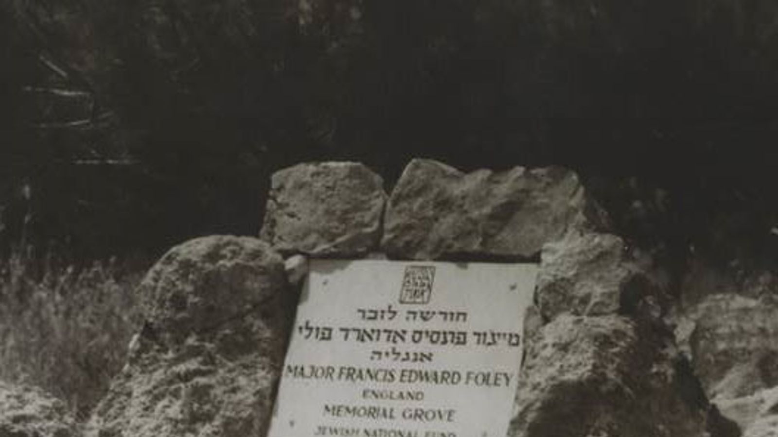 I owe Major Frank Foley my life, I only wish that I'd been able to ...