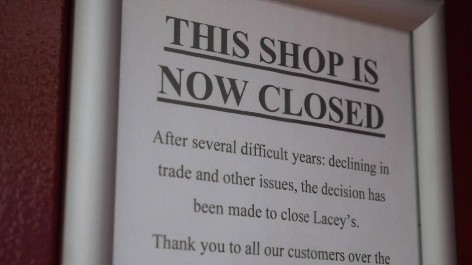 High streets shrinking as shop closures increase | Money News | Sky News