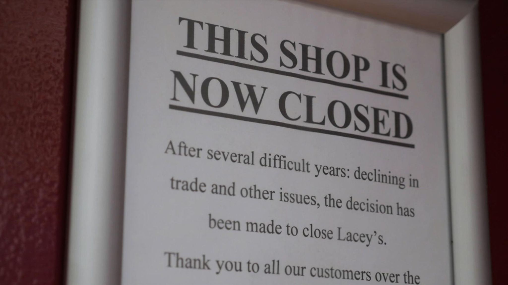 High streets shrinking as shop closures increase | Money News | Sky News