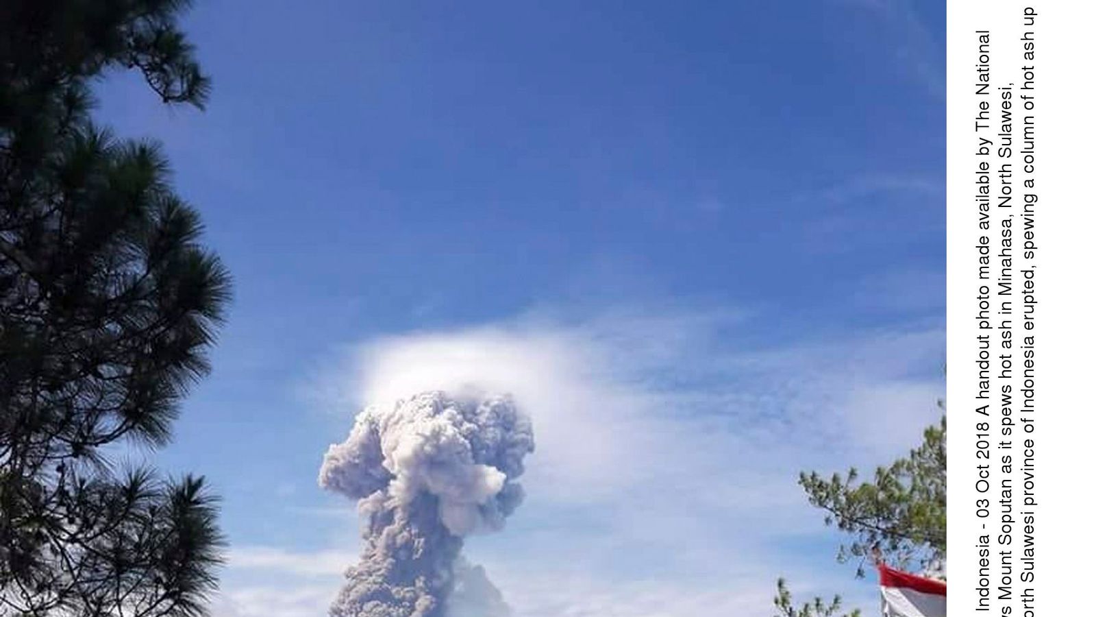 Volcano erupts on quake-hit Indonesian island | World News | Sky News