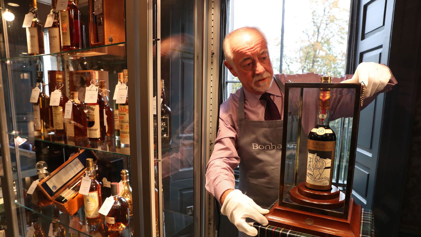 'Holy grail of whisky': Bottle of 1926 Macallan Valerio Adami sold for ...