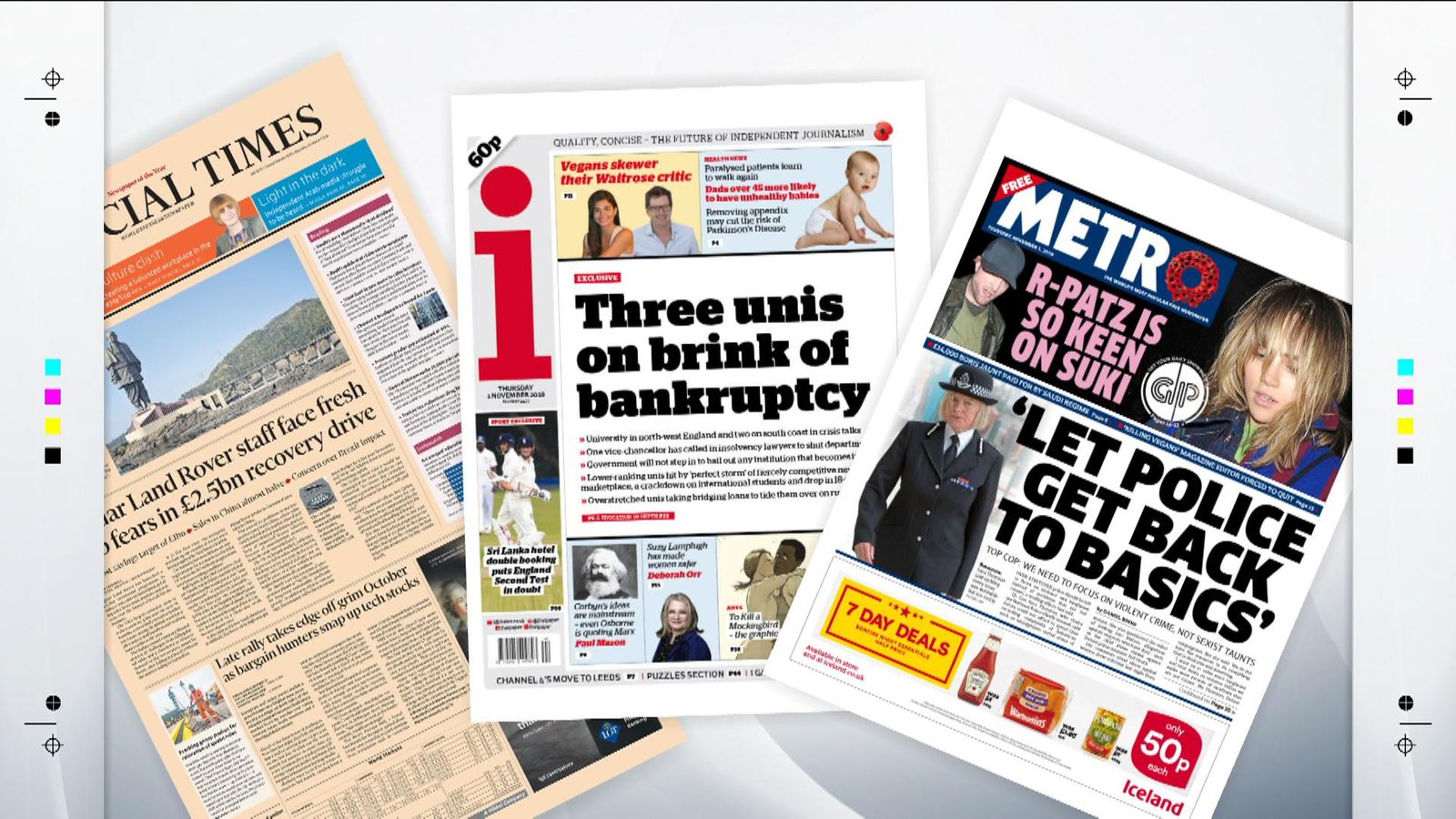 Thursday's national newspaper front pages | UK News | Sky News