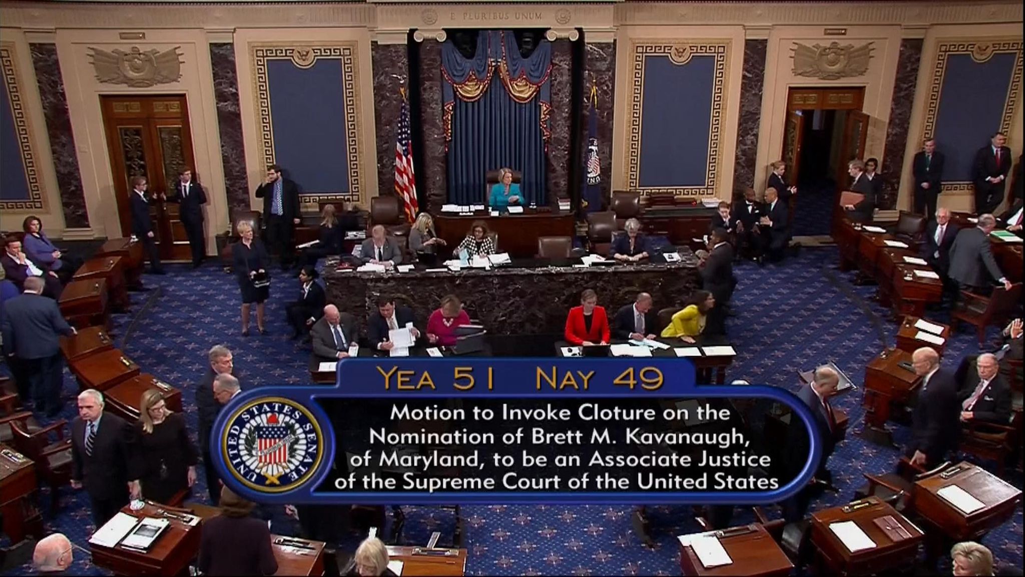 Senators Backing Puts Brett Kavanaugh On Course For Us Supreme Court