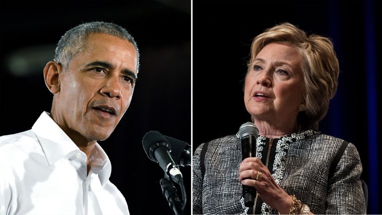 Bombs sent in mail to Barack Obama and Hillary Clinton | US News | Sky News