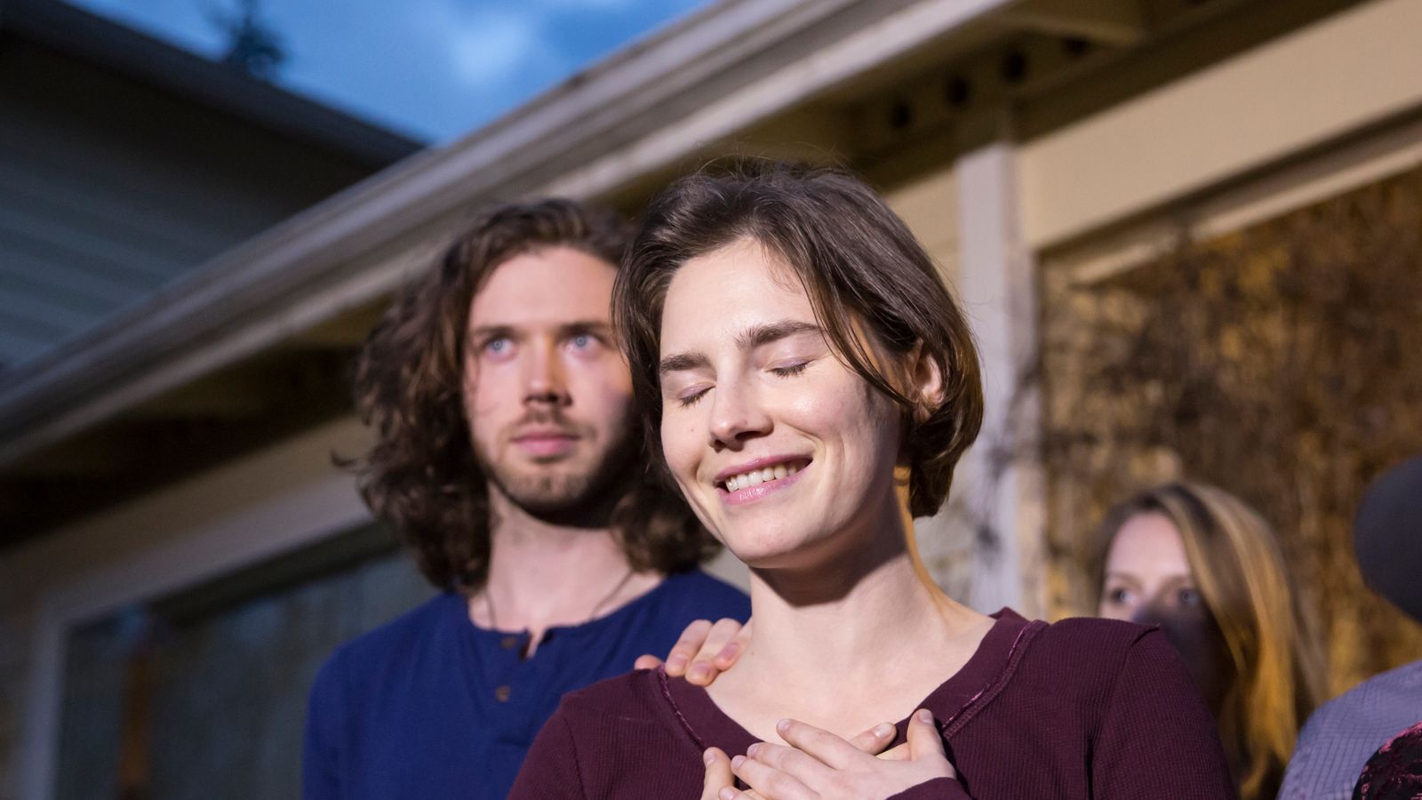 Amanda Knox engaged after alien-themed proposal | World News | Sky News
