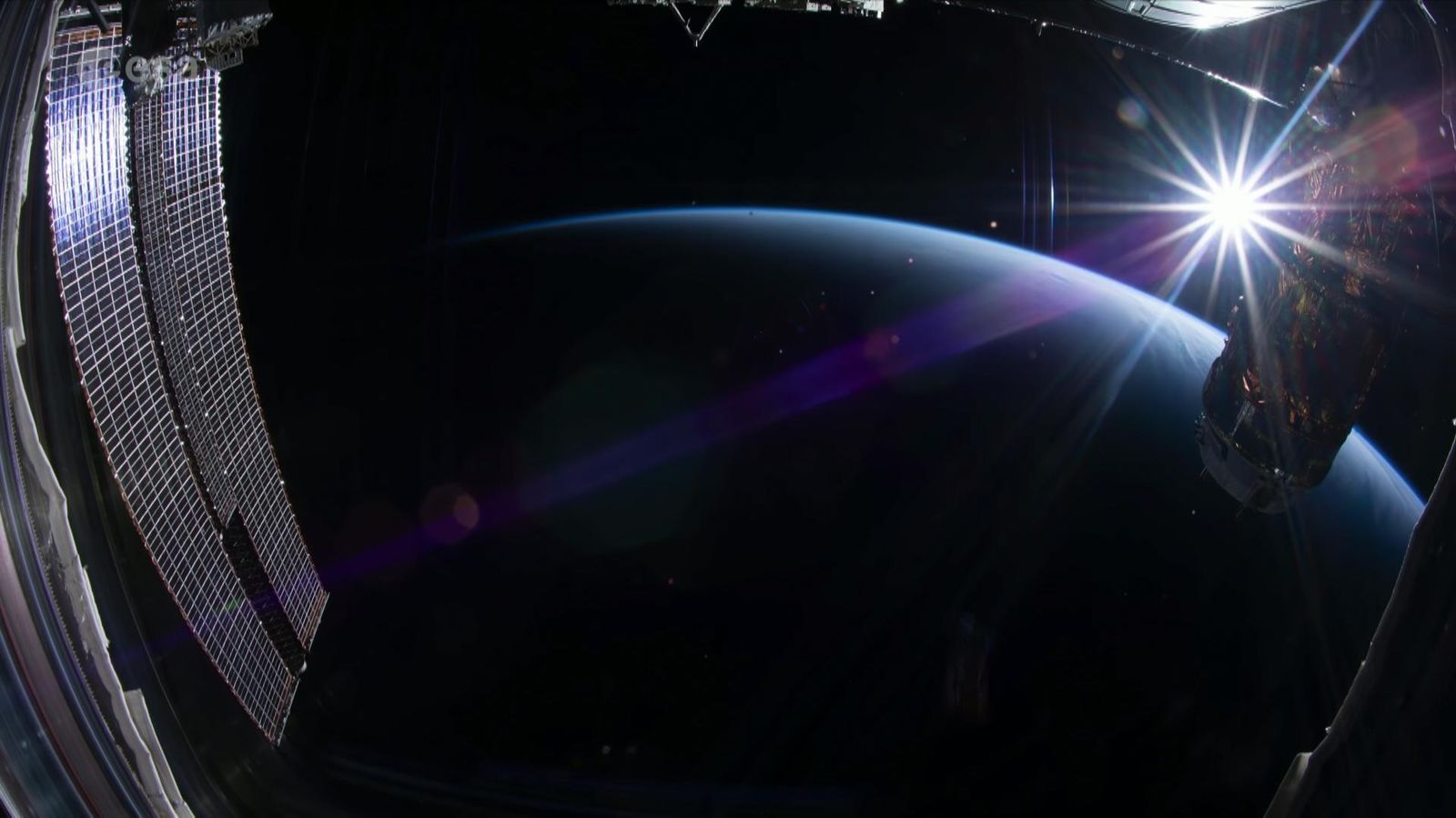 Watch: Round the world timelapse on ISS | World News | Sky News
