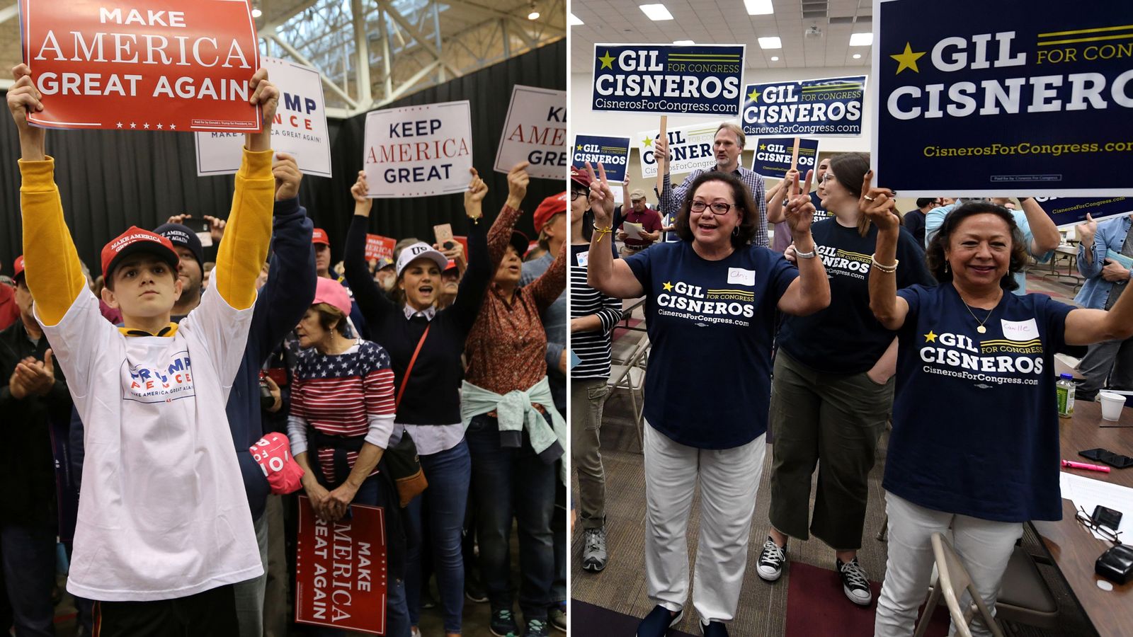 US midterms: Republicans and Democrats in final push as voters head for ...