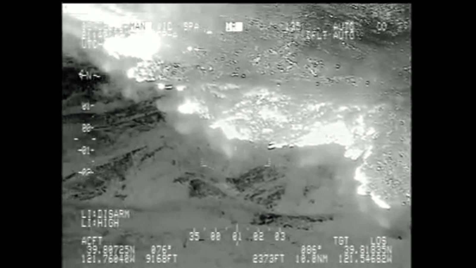 The Paradise wildfire from the air | US News | Sky News