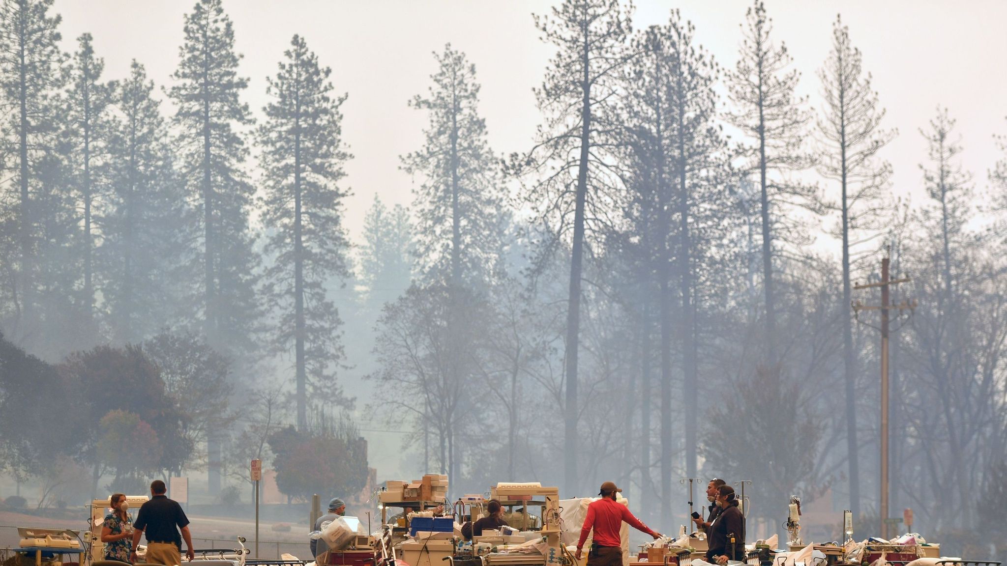 California wildfires: Before and after images of the devastation in ...