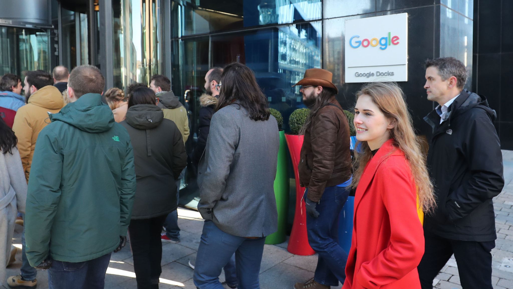 Google workers walk out over treatment of women amid sexual misconduct ...