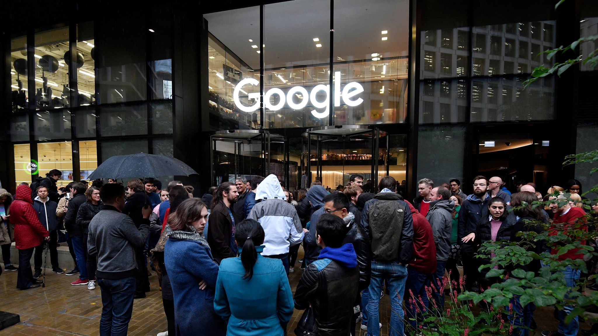 Google workers walk out over treatment of women amid sexual misconduct ...