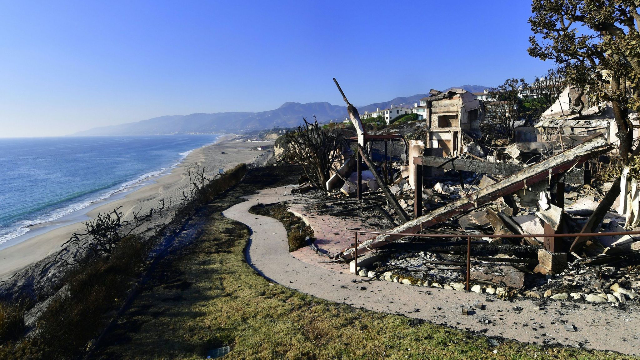 California wildfires: Before and after images of the devastation in ...