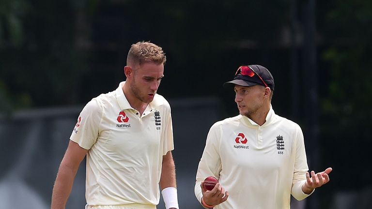 Root expecting words from Broad! | Video | Watch TV Show | Sky Sports