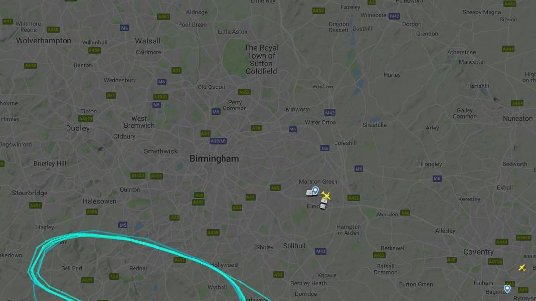 Birmingham Airport flights suspended due to air traffic control fault