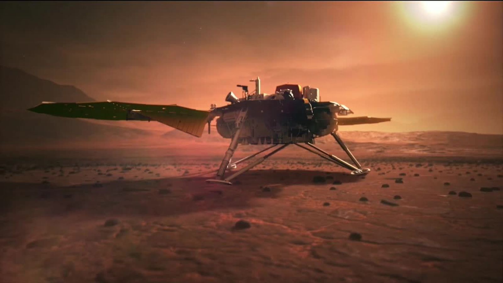 Listen To The Wind On Mars News Uk Video News Sky News