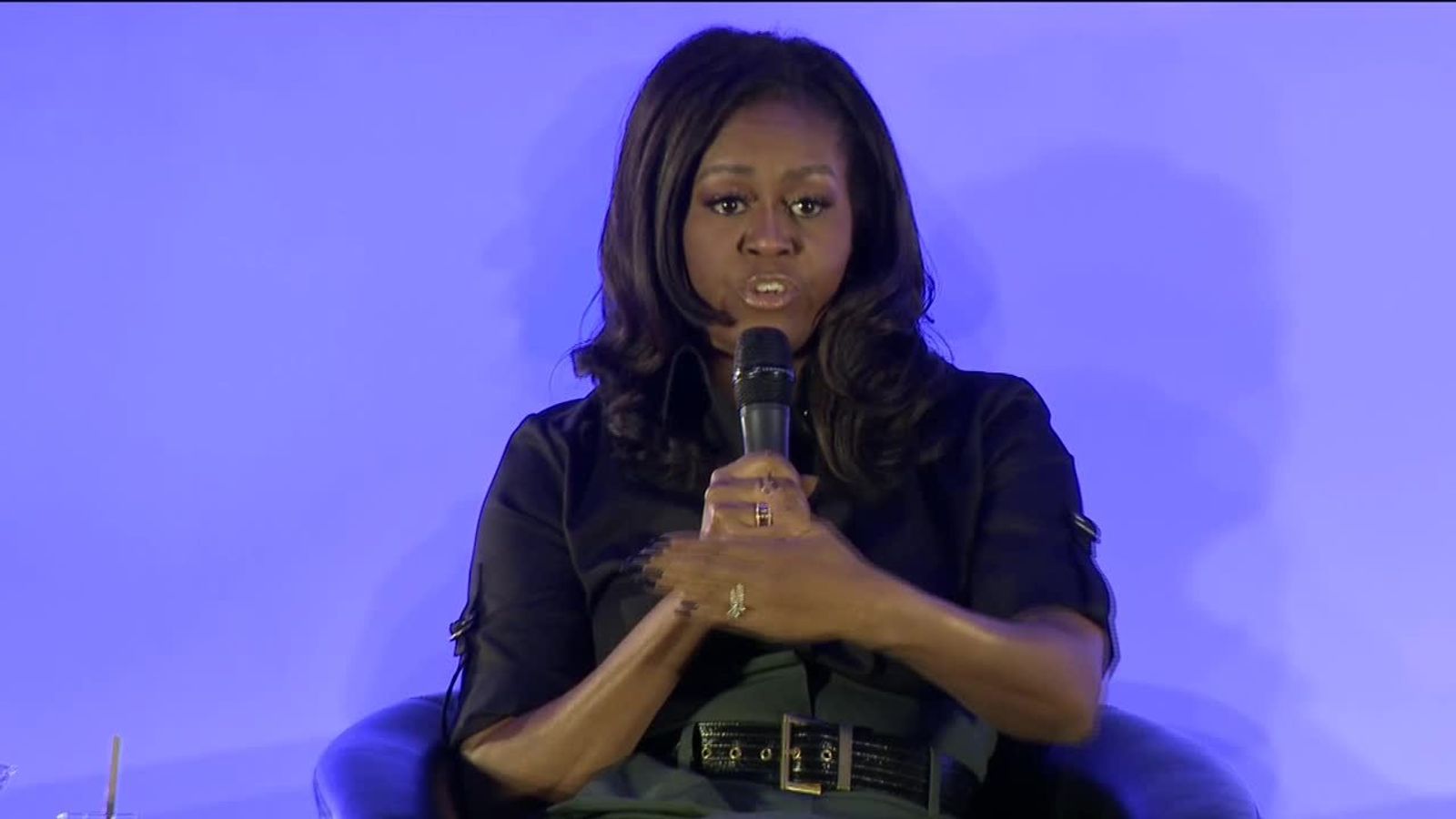 Michelle Obama returns to London to inspire schoolgirls | News UK Video ...