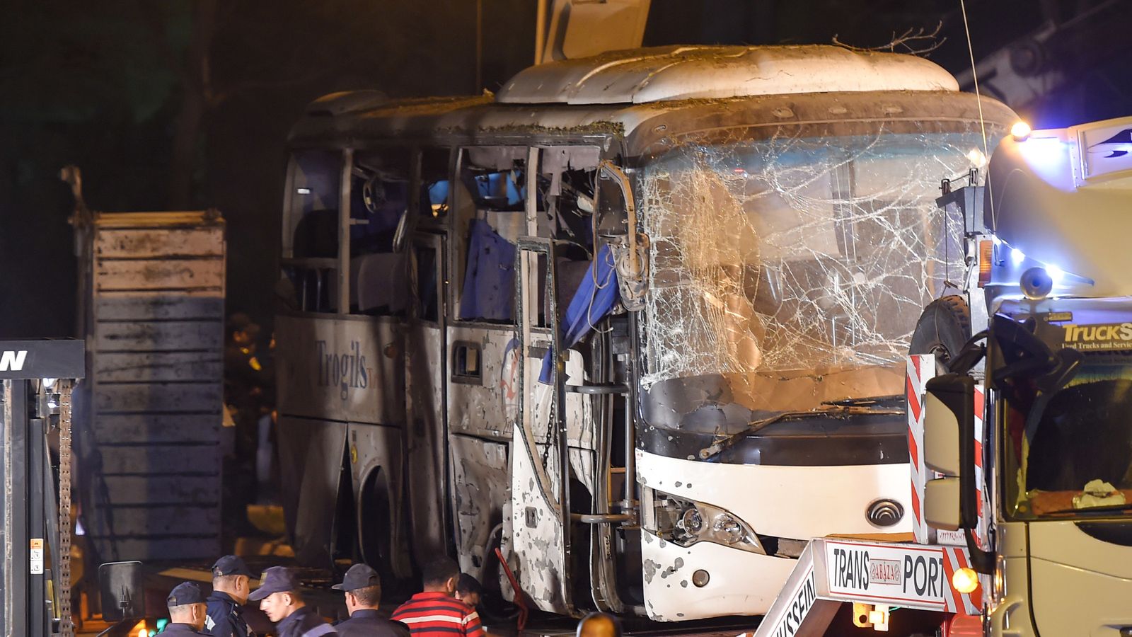 Four killed after bomb blast hits tourist bus near Giza pyramids in ...