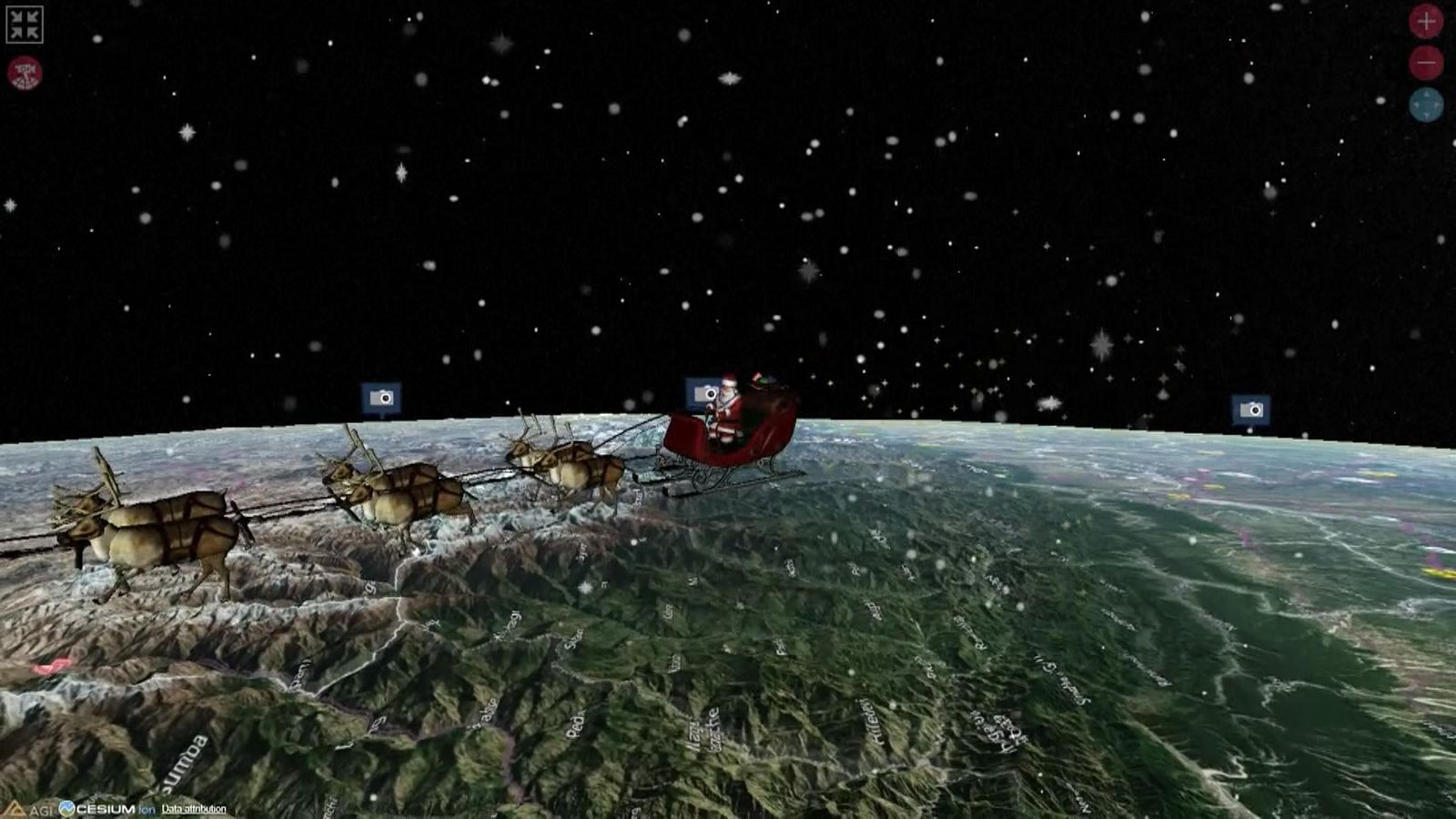 Santa heads off around the world | News UK Video News | Sky News