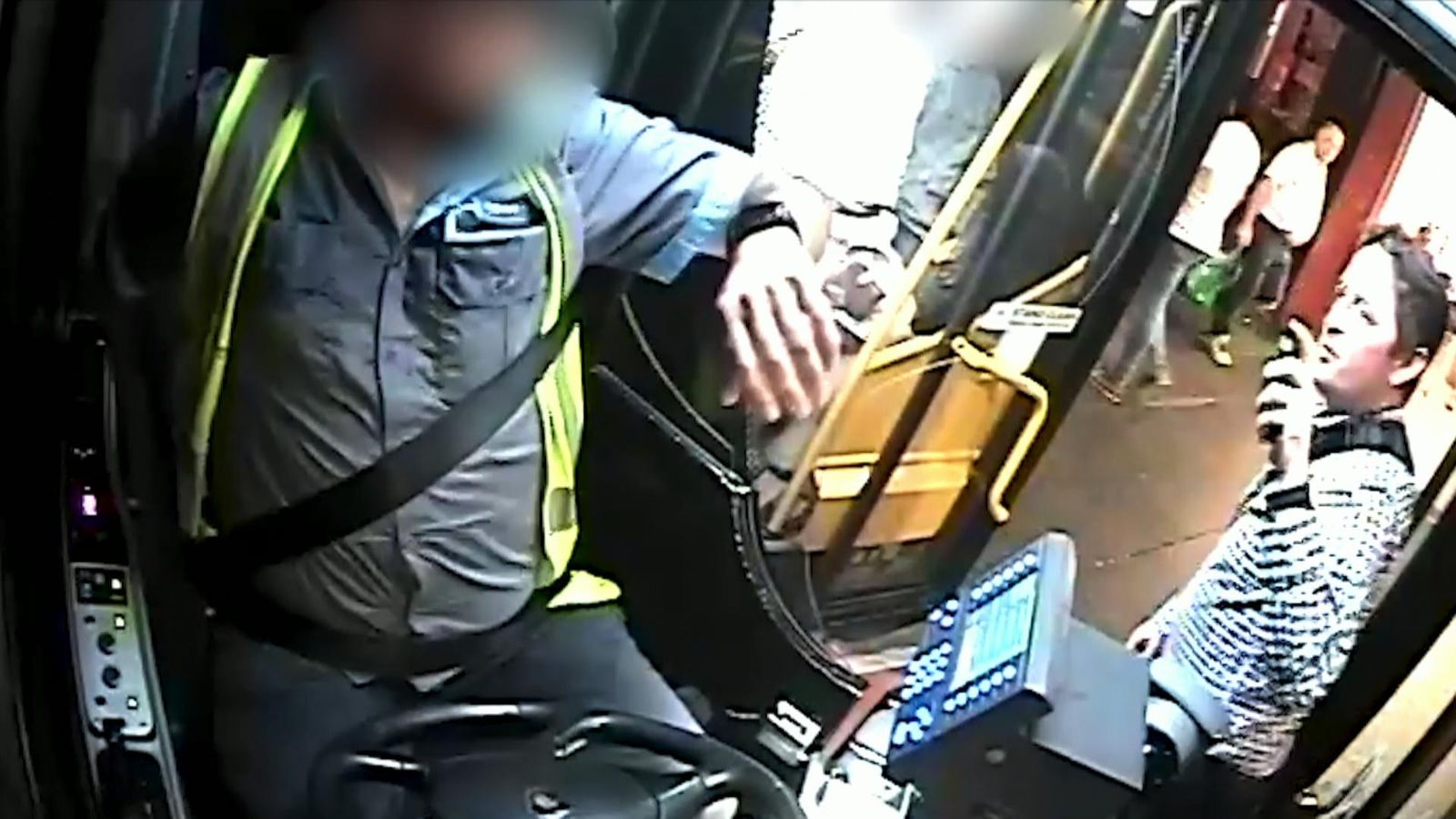 Bus driver attacked with 'pepper spray' | World News | Sky News