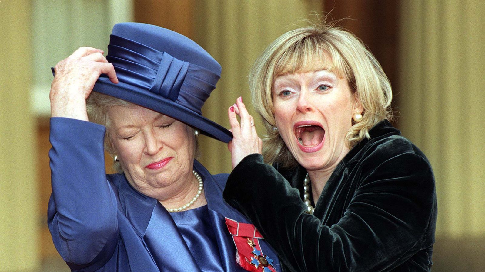 Dame June Whitfield dies: Absolutely Fabulous star Joanna Lumley ...