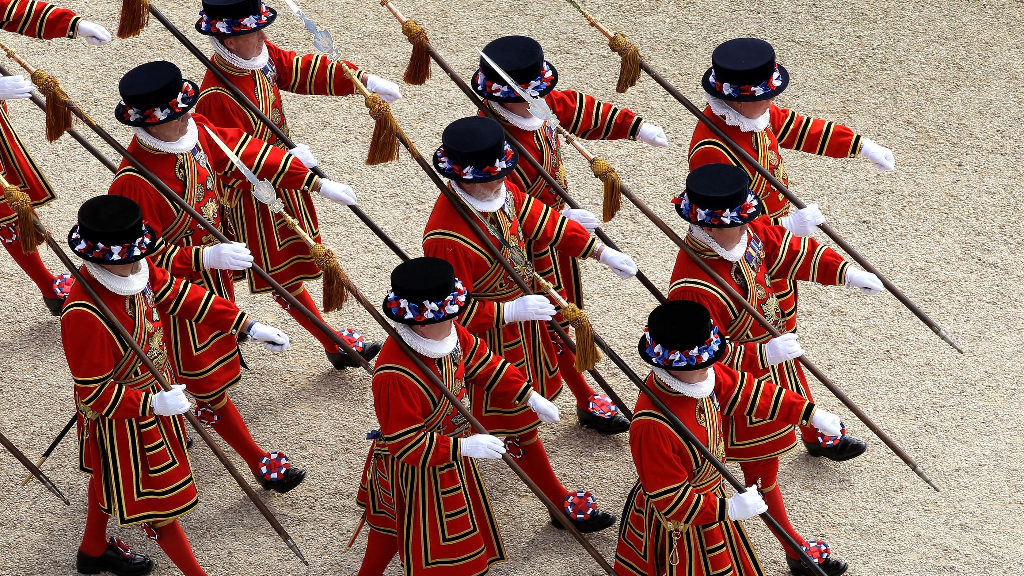 Beefeaters strike over 'unwarranted attack' on pensions | UK News | Sky ...