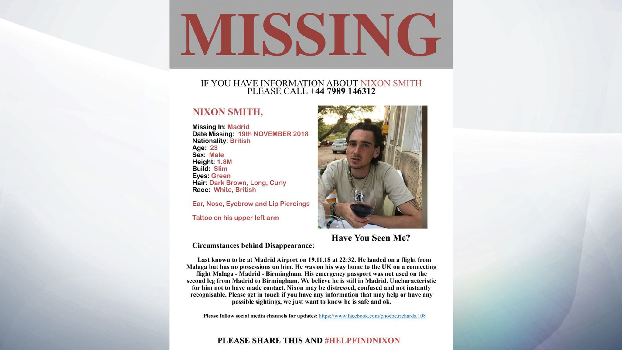 Nixon Smith: Body found in search for missing British man who was ...