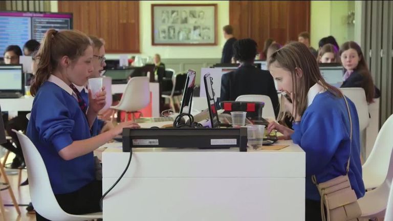 The next generation of female code-breakers | News UK Video News | Sky News