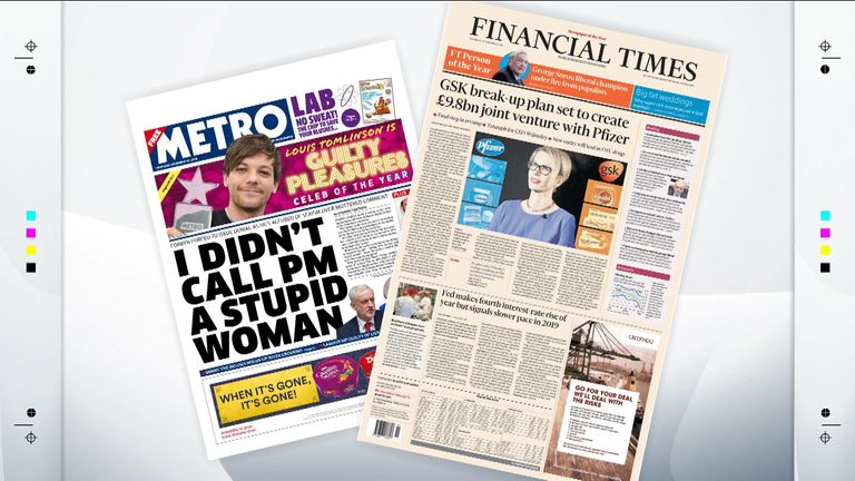 Newspapers - The Latest News from the UK and Around the World | Sky News