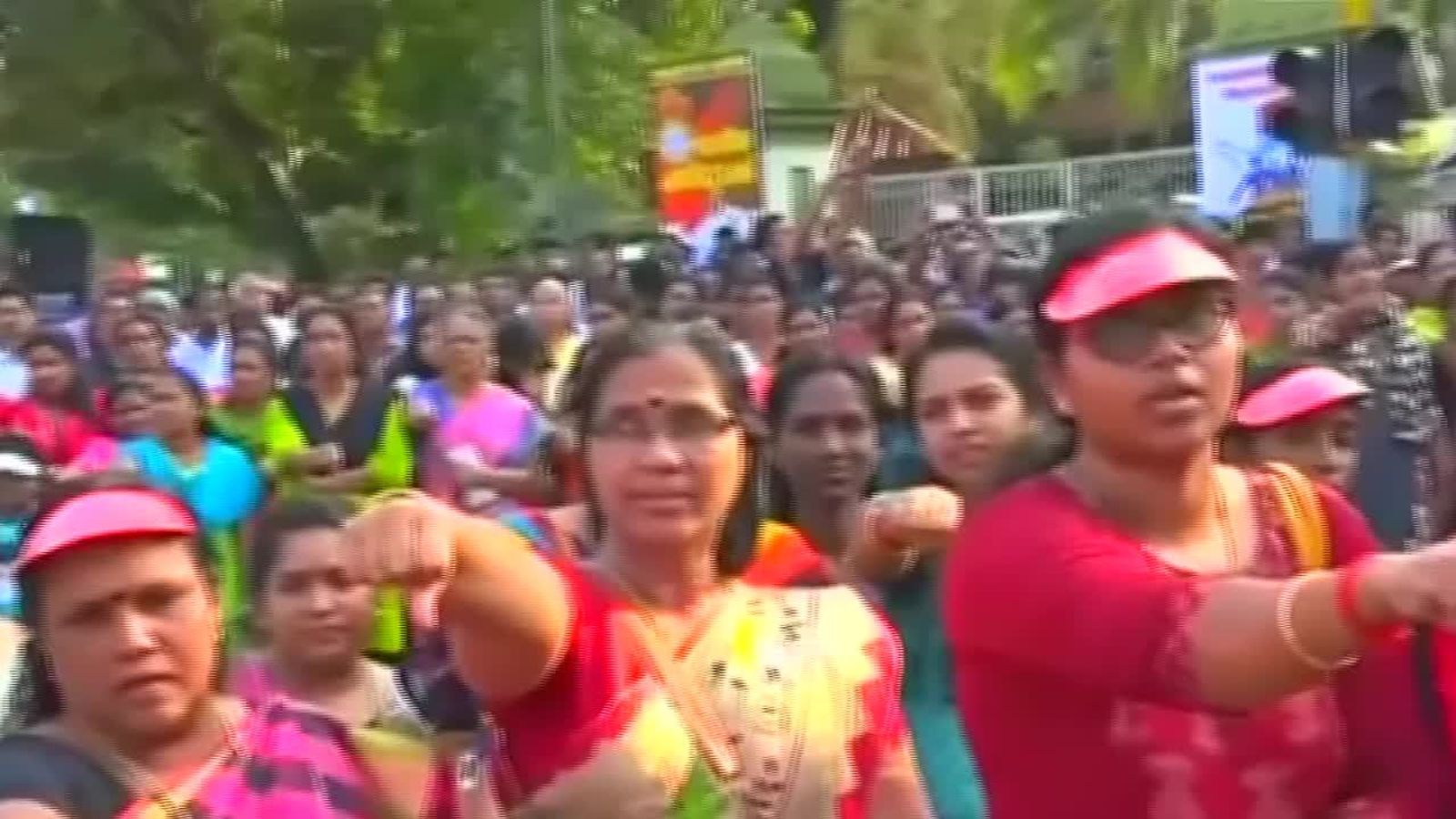 Women's wall: Protest against temple ban in India | World News | Sky News